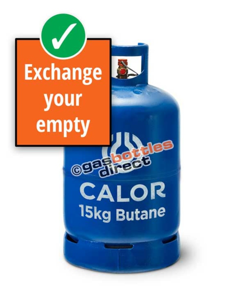 15kg Butane Calor Gas Bottle Cylinder Refill - Gas Bottles Eastbourne